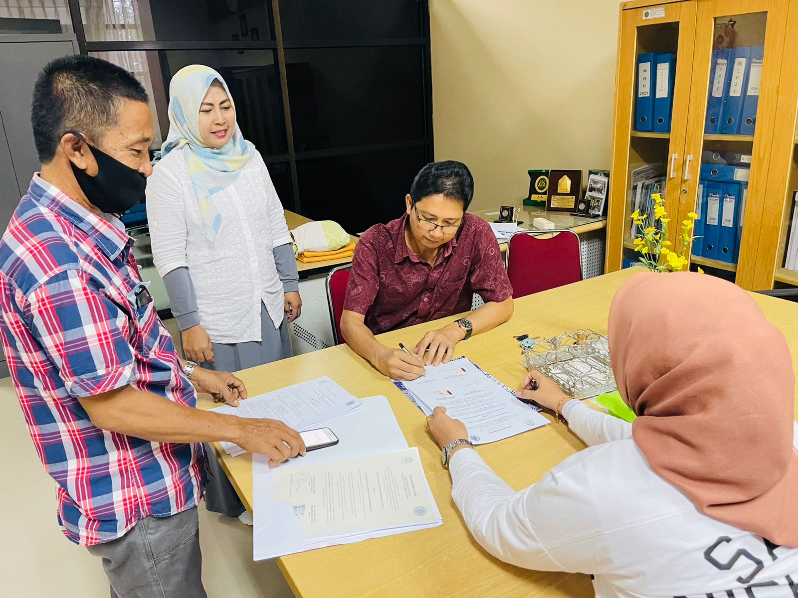 Pengembangan Akademik, Rektor IAIM Sinjai Teken Perpanjangan MoU dengan UINAM – UIAD