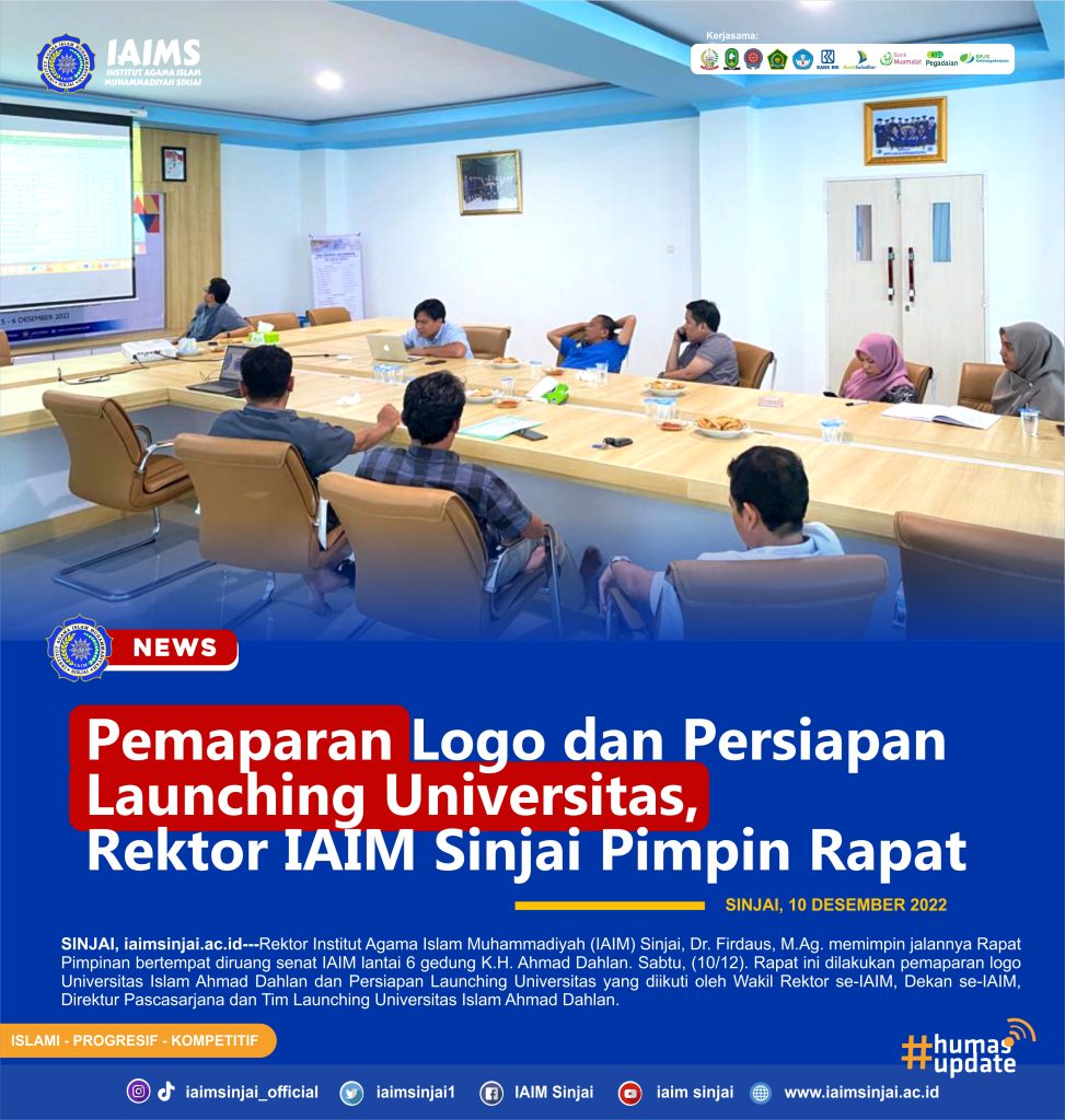 Pemaparan Logo dan Persiapan Launching Universitas, Rektor IAIM Sinjai ...